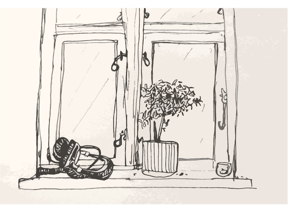 Window sill – wordsanddoodles
